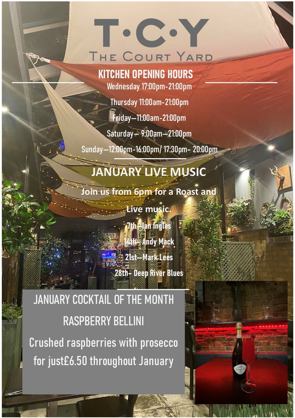 The Court Yard Restaurant Deal CT14 - The Court Yard Restaurant and Bar