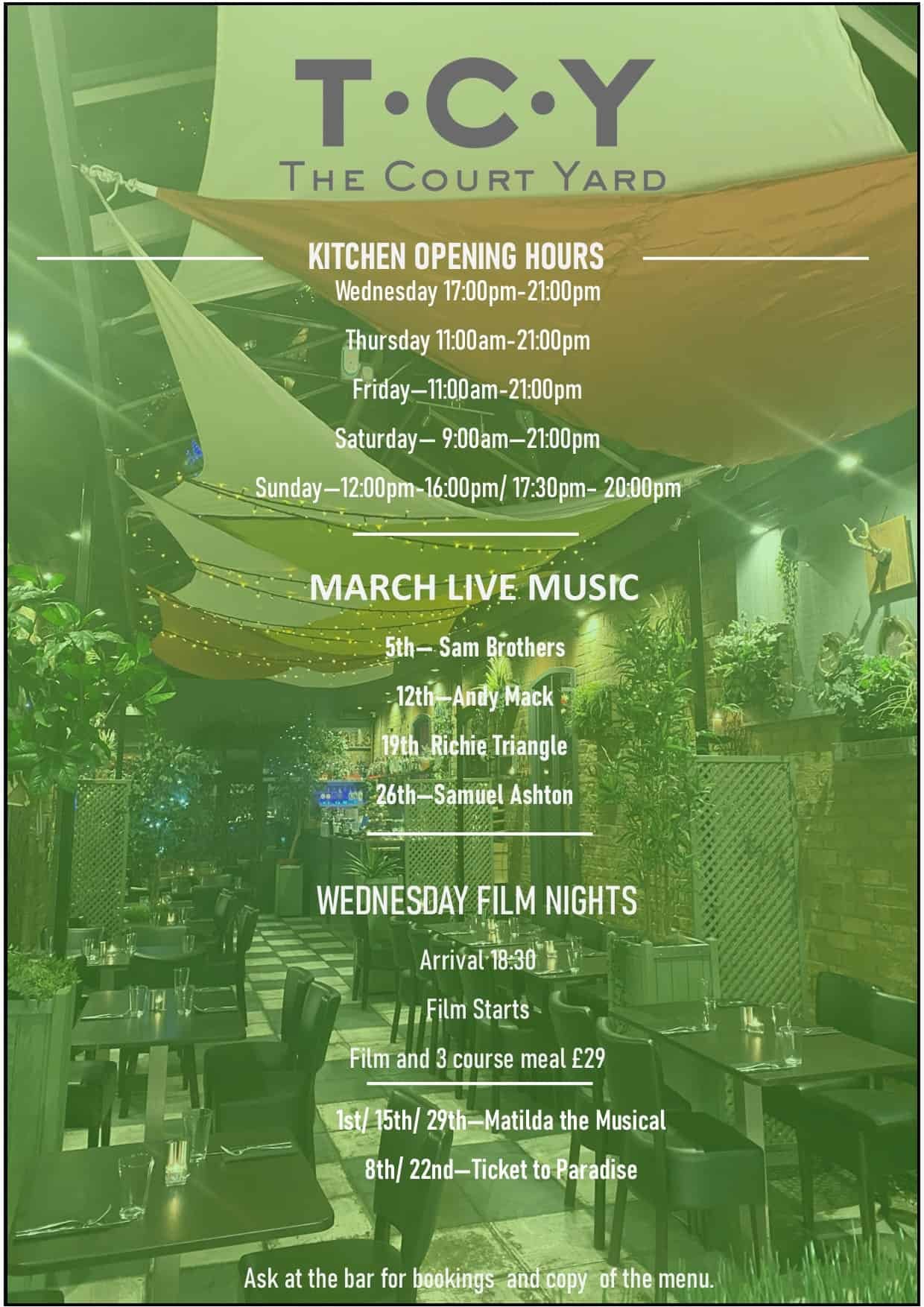 The Court Yard Restaurant Deal CT14 - The Court Yard Restaurant and Bar