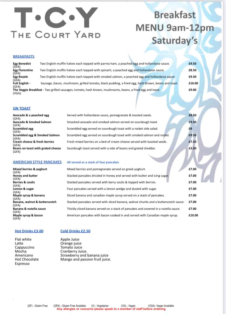 The Court Yard Restaurant Deal CT14 - The Court Yard Restaurant and Bar