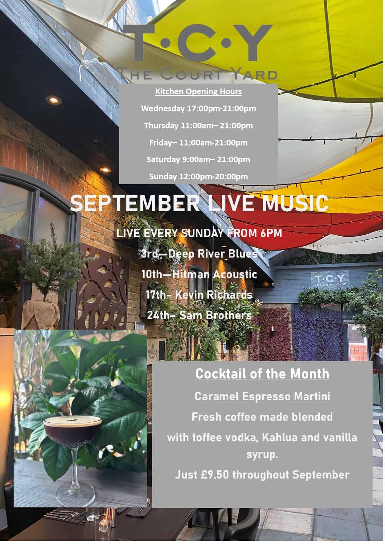 The Court Yard Restaurant Deal CT14 - The Court Yard Restaurant and Bar